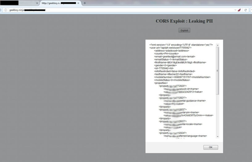Exploiting Misconfigured CORS (Cross Origin Resource Sharing) | Geekboy ...